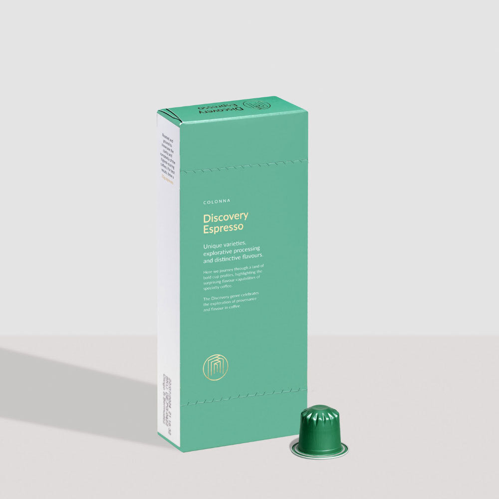 Kirambo Natural Discovery Espresso Coffee Capsules - Colonna Coffee ...